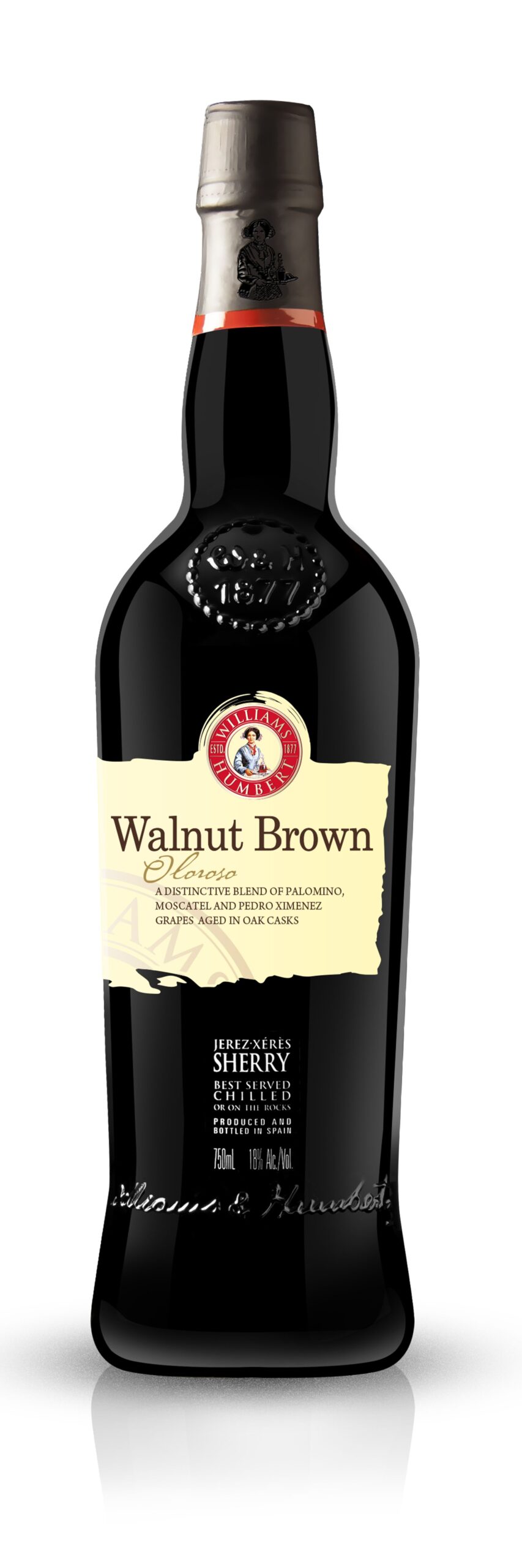 Walnut Brown, Williams & Humbert NV Sherry - Cockburns of Leith