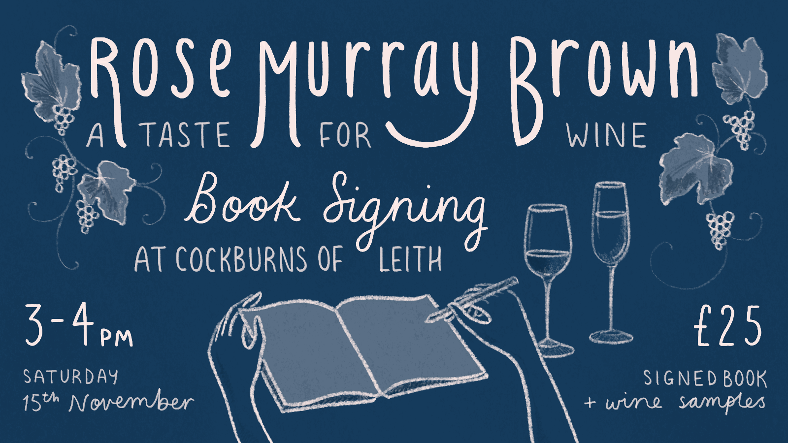 Rose Murray Brown Book Signing - Cockburns of Leith